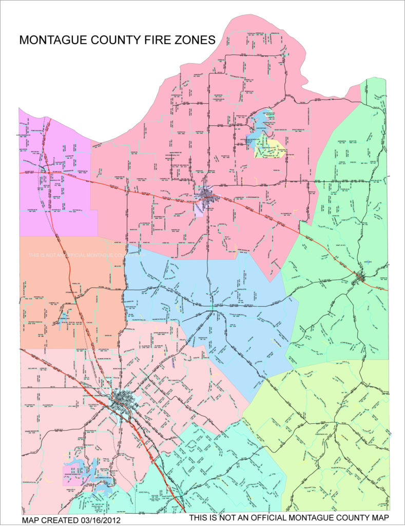 County firefighters offer fire and rescue district map – Bowie News