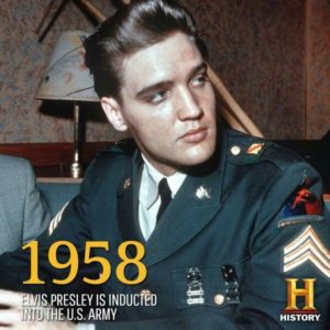 1958 Elvis Presley is inducted into the U.S. Army – Bowie News
