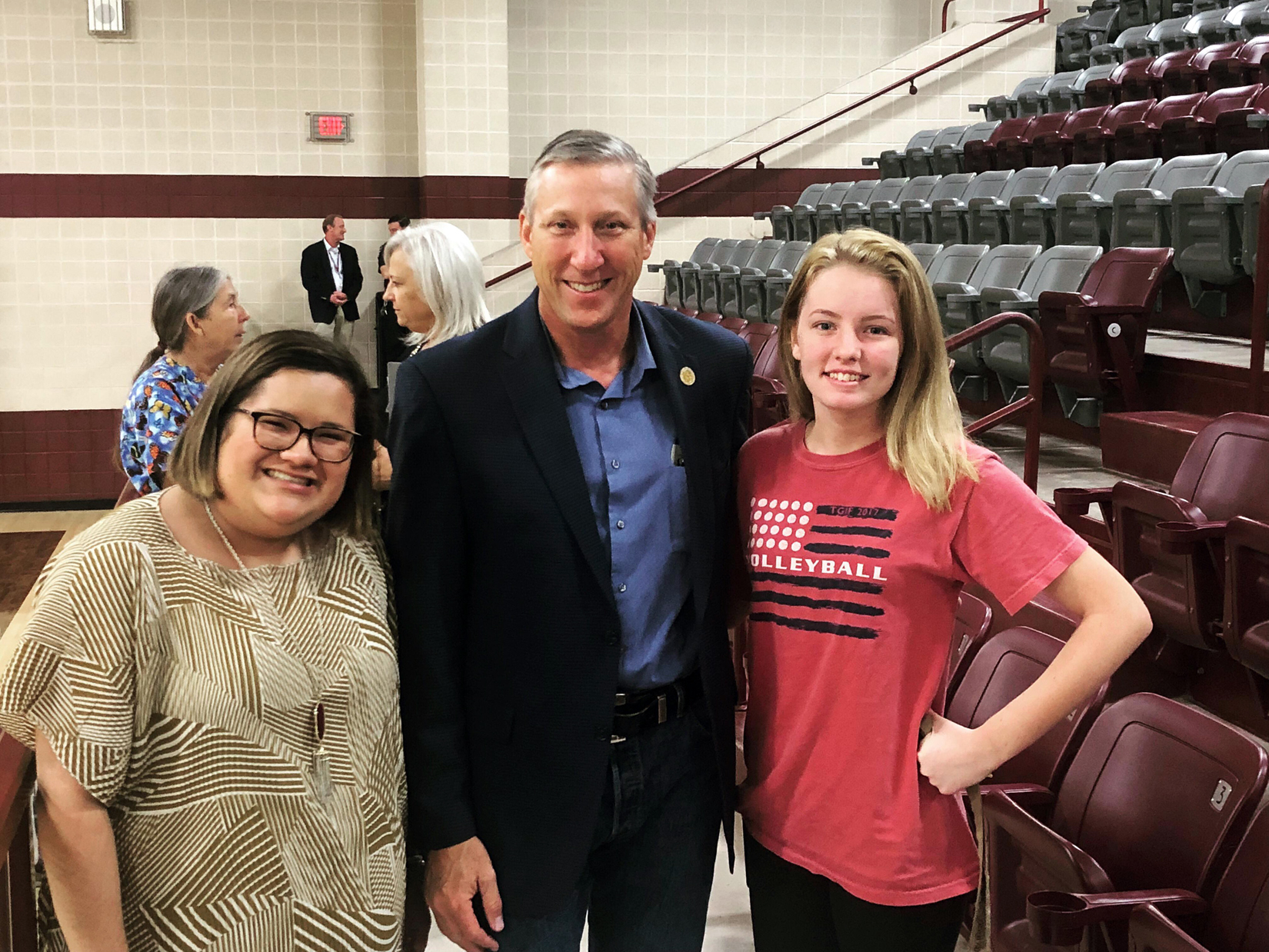 State Rep. Springer answers student questions at Bowie High School ...