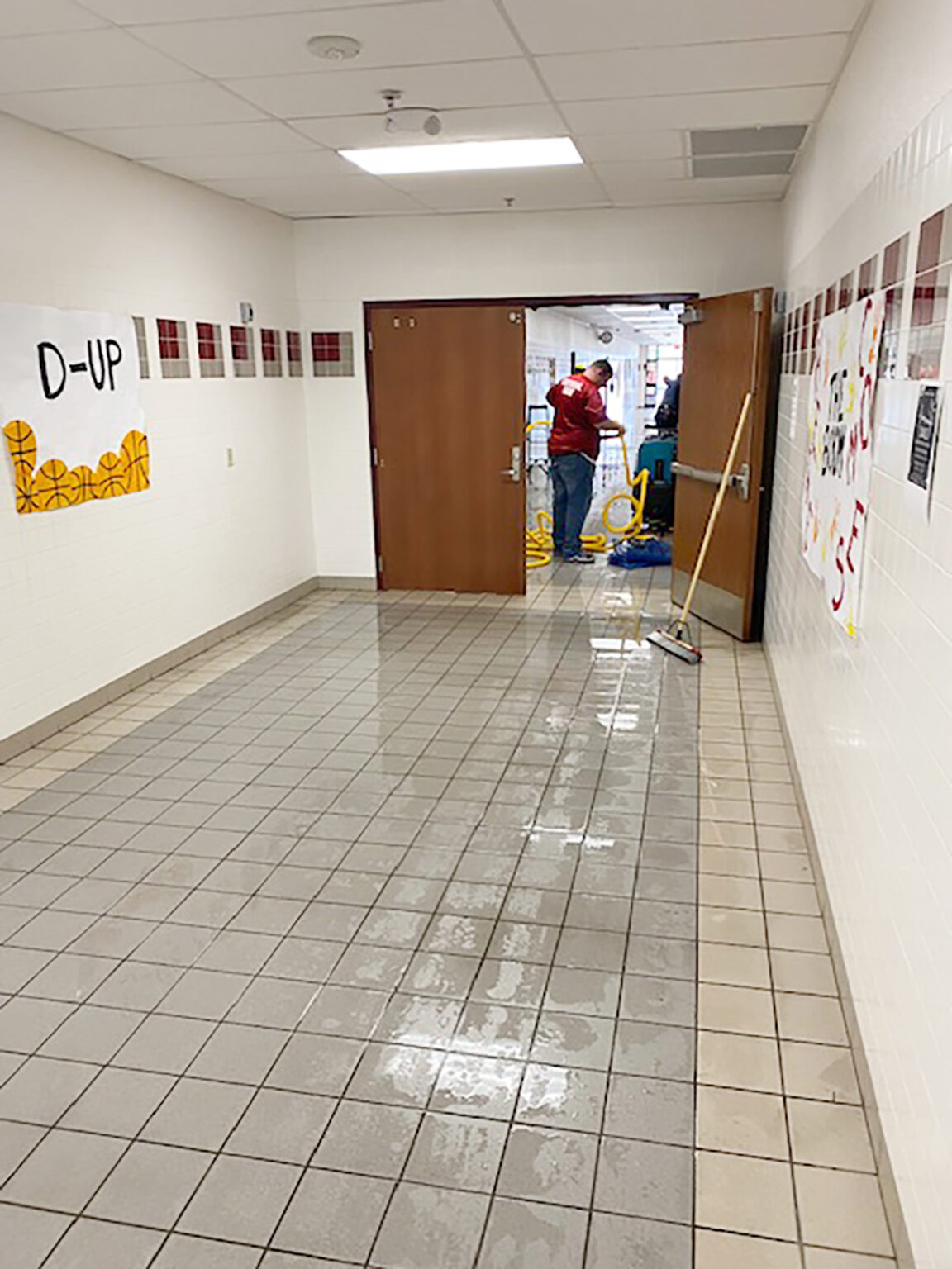 Fire sprinkler hit by water bottle causes damage – Bowie News