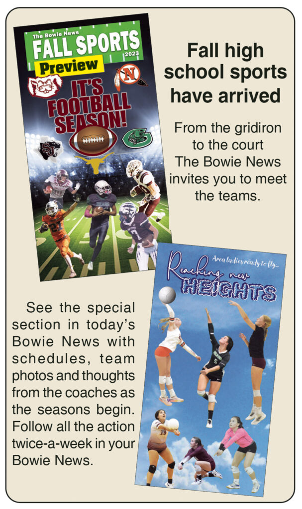 Fall sports section kicks off season – Bowie News