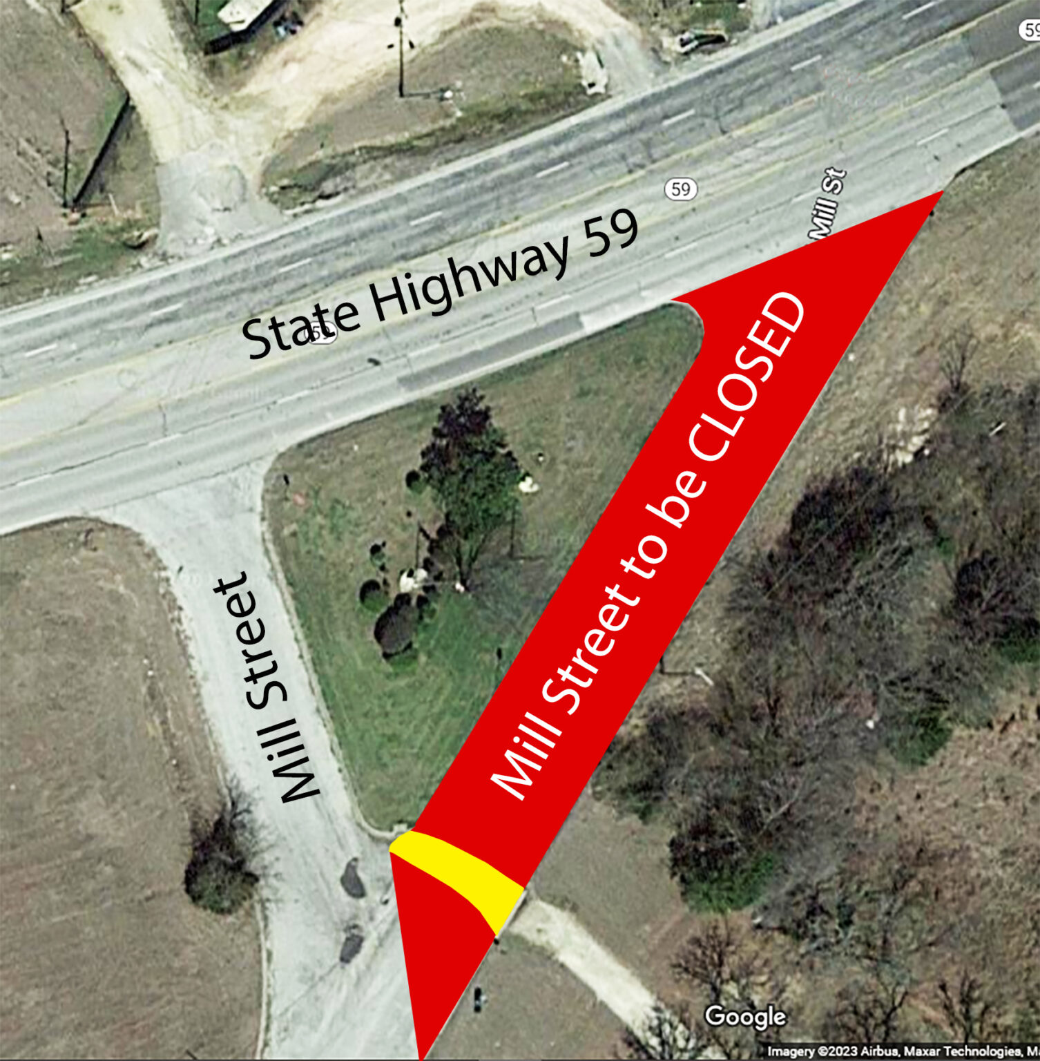 TxDOT to reconfigure Hwy. 59/Mill St. intersection – Bowie News