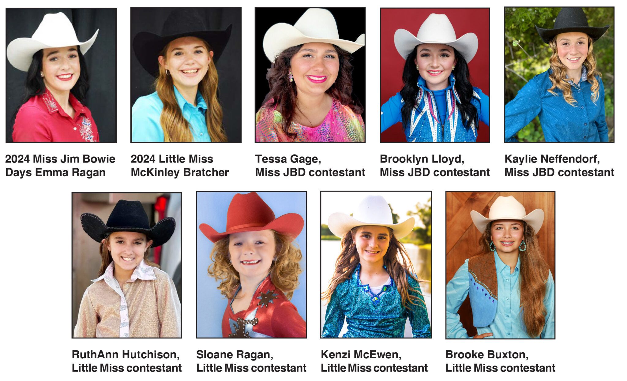 3 young women compete for Miss Jim Bowie 2025 – Bowie News